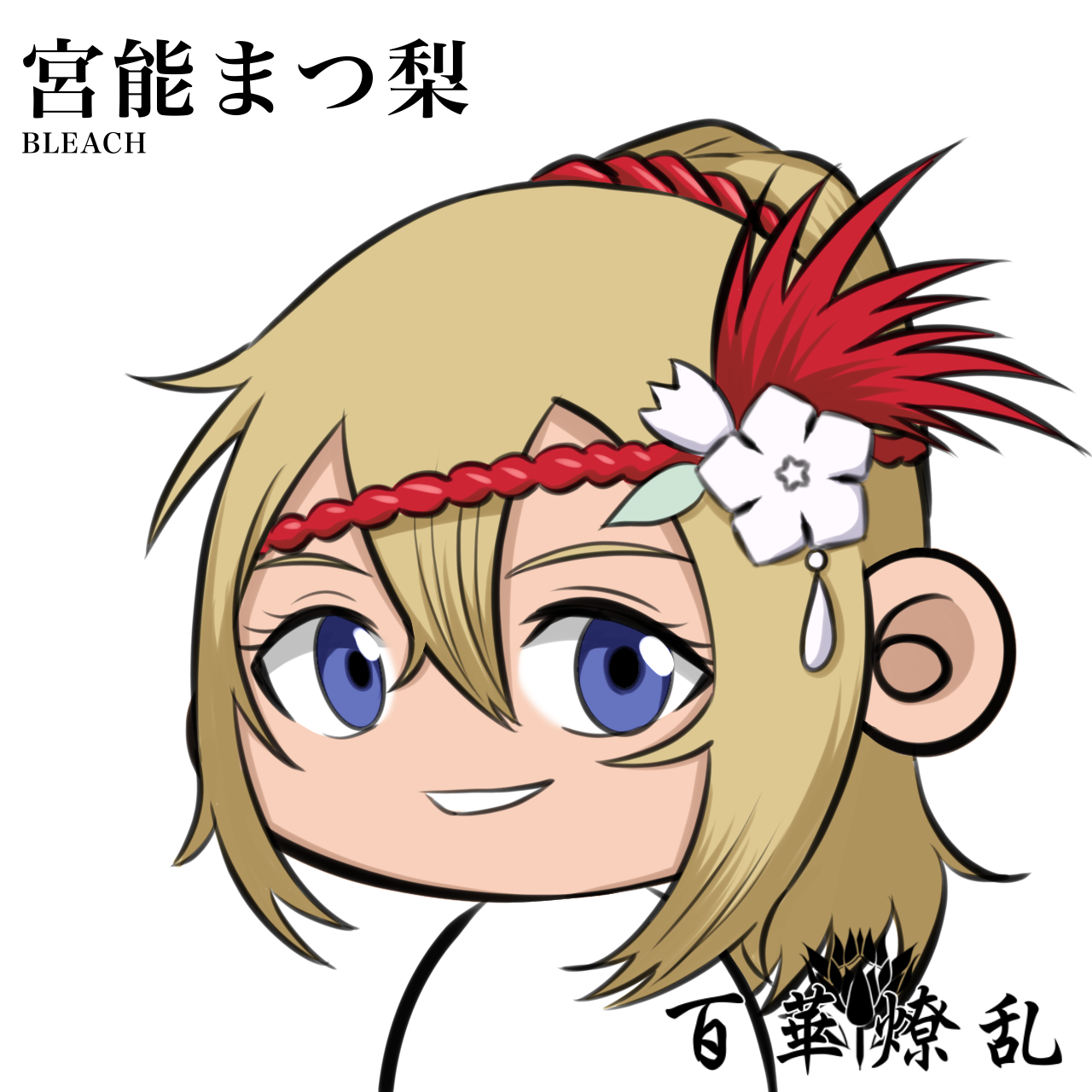 アニメキャラクター大全『百華燎乱』-宮能 まつ梨